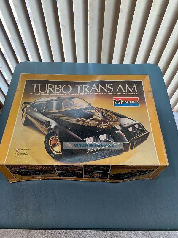 Vintage Monogram 1/8 Scale Model Kit PONTIAC Turbo Trans AM 1980 ...