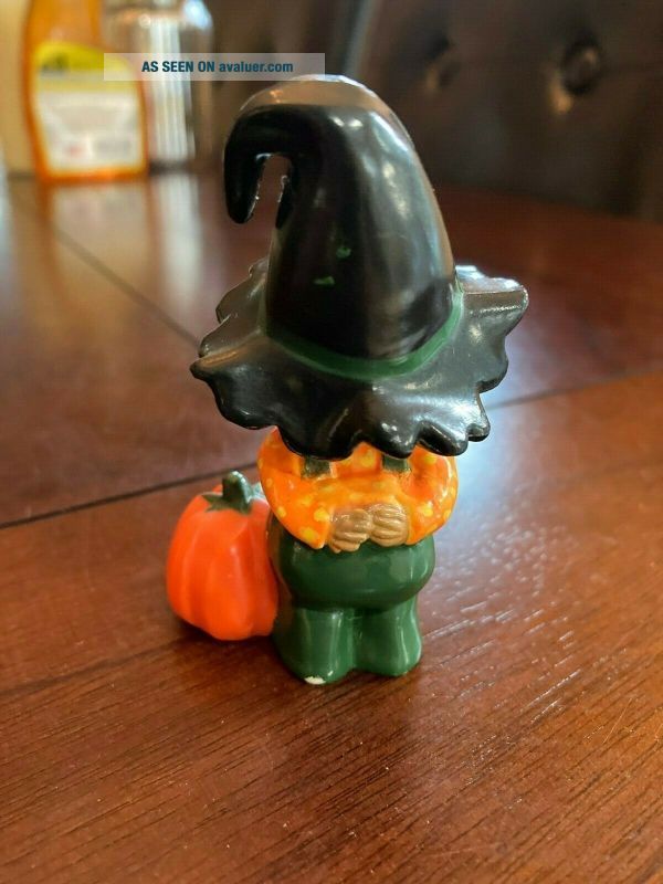 Vintage Hallmark Merry Miniatures Halloween 1974 Scarecrow Jack O ...