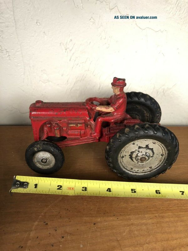 ARCADE HUBLEY Cast Iron Farm Toy Tractor Vintage 1930s | #23529666