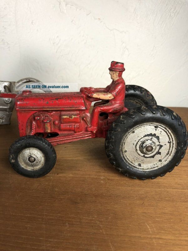 ARCADE HUBLEY Cast Iron Farm Toy Tractor Vintage 1930s | #23529666