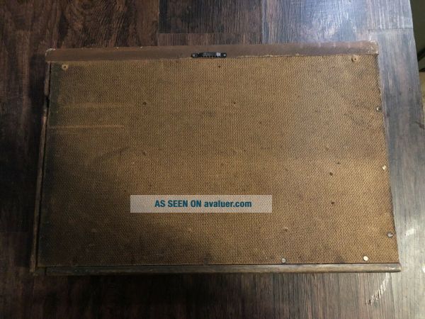 Small Vintage Wooden Printer ' S Tray Shadow Box Drawer 16. 5” X 11 ...