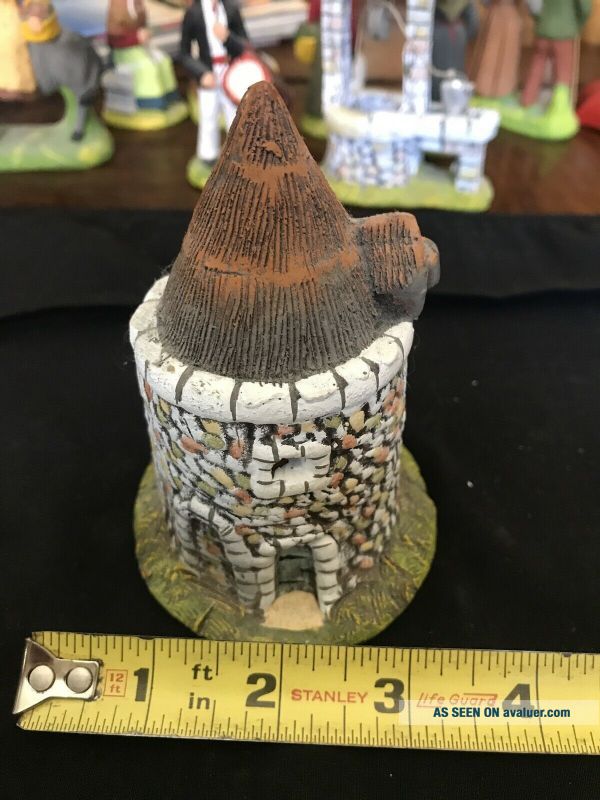 Marcel Carbonel French Santons Stone Castle Windmill | #23620959