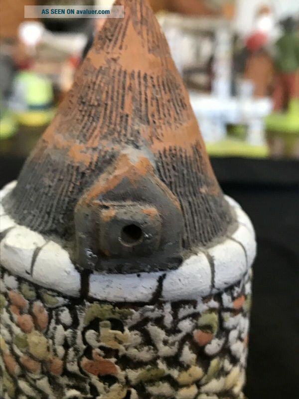 Marcel Carbonel French Santons Stone Castle Windmill | #23620959