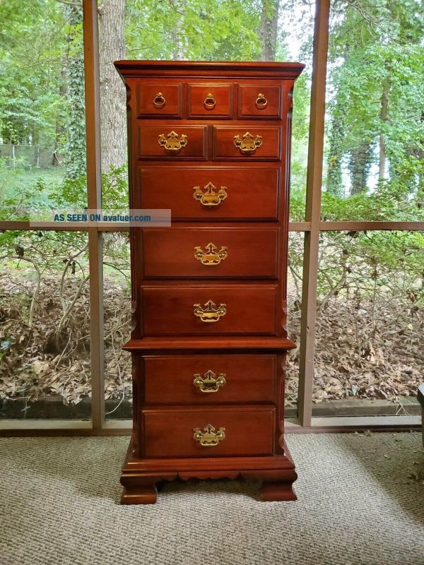 Pennsylvania House Chippendale Lingerie Chest In Cherry VTG | #23649940