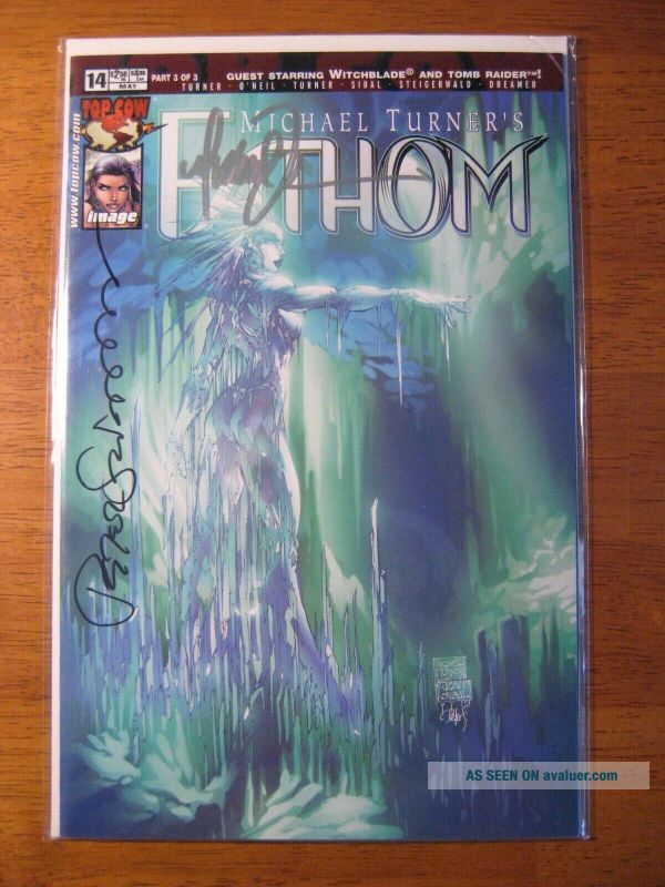 FATHOM 14 SIGNED MICHAEL TURNER PETER STEIGERWALD | #23660276
