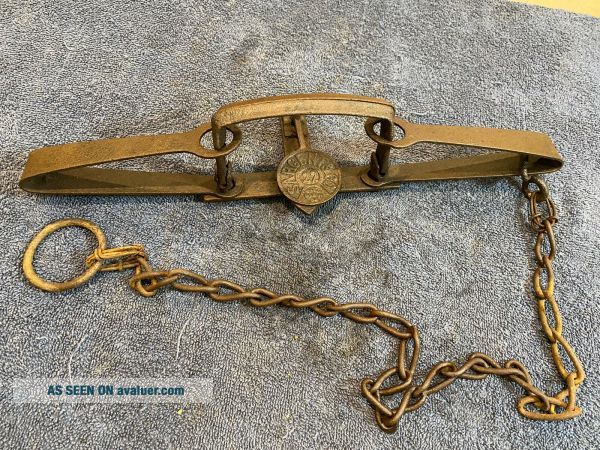 VINTAGE SARGENT & CO DOGLESS No. 22 TRAP TRAPPING NEWHOUSE | #23721118