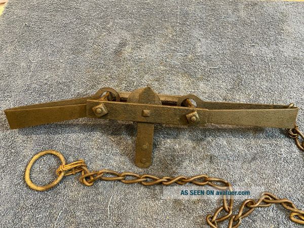VINTAGE SARGENT & CO DOGLESS No. 22 TRAP TRAPPING NEWHOUSE | #23721118