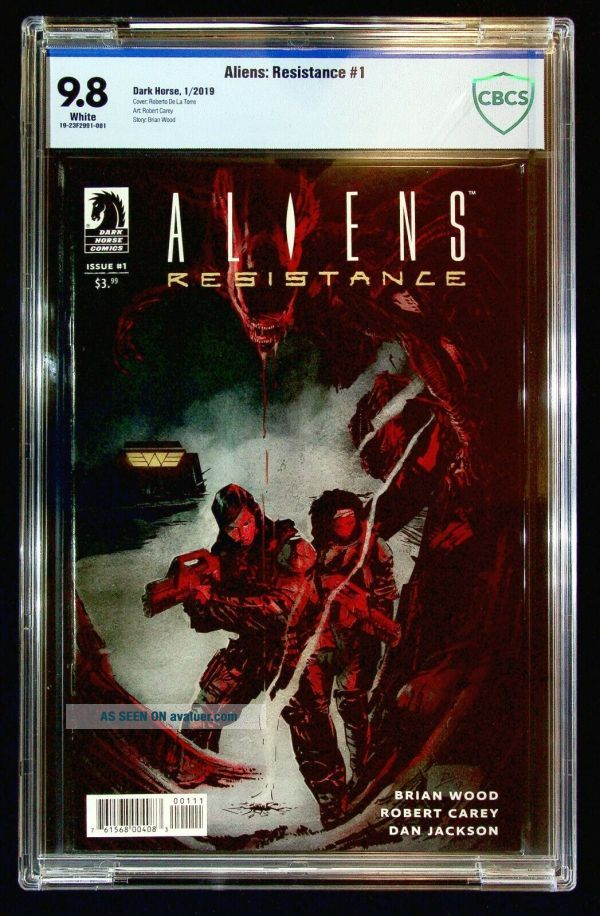 Aliens: Resistance 1 CBCS 9. 8 Brian Wood Robert Carey Roberto De La ...