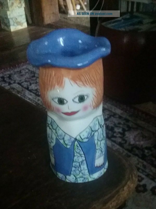 Susan Paley Ceramic Meg Lady Vase By Ganz Flowers Pen Pencils Holder ...