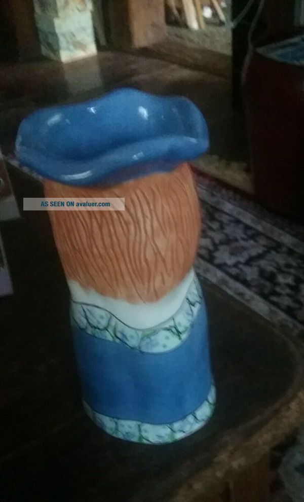Susan Paley Ceramic Meg Lady Vase By Ganz Flowers Pen Pencils Holder ...