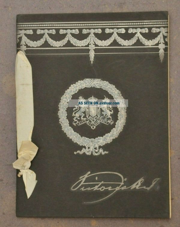 RARE 1901 QUEEN VICTORIA IN MEMORIAM DEATH BOOKLET | #23831516
