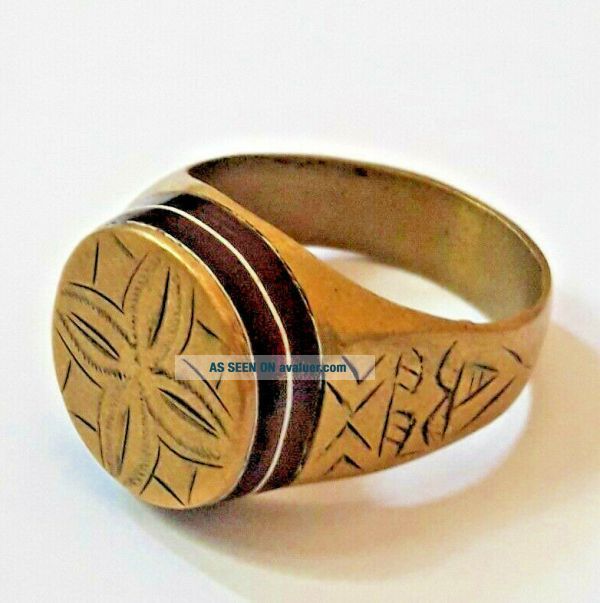 DETECTOR FINDS ANCIENT ROMAN CLEANED BRONZE RING WITH RUNIC ENGRAVINGS ...