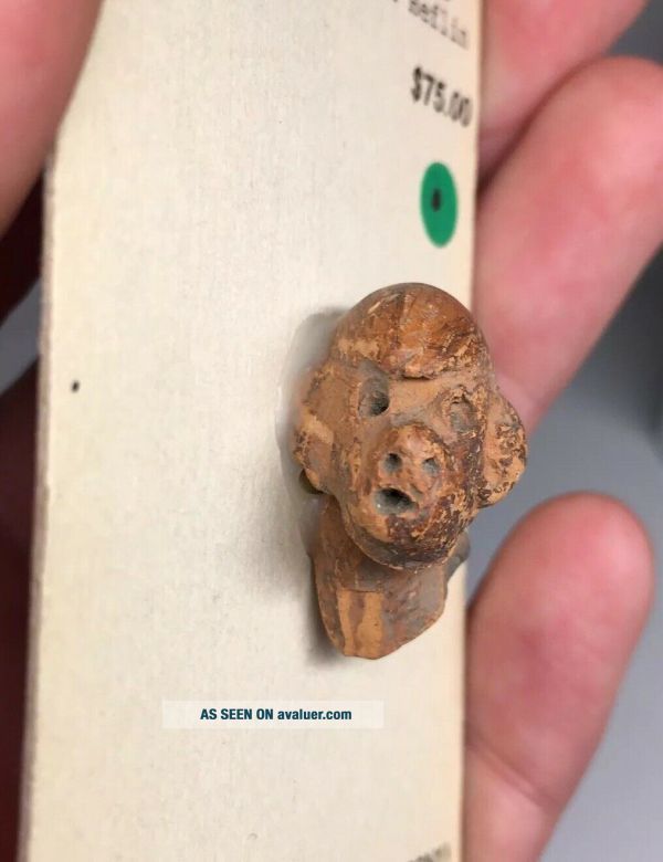 Pre - Columbian ZOOMORPHIC Terracotta Pottery Ancient Fragment Artifact ...