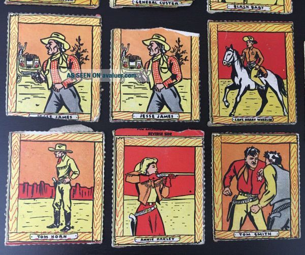 10 Vintage 1950s Exciting Wild West Adventures Series Novelty Trading ...