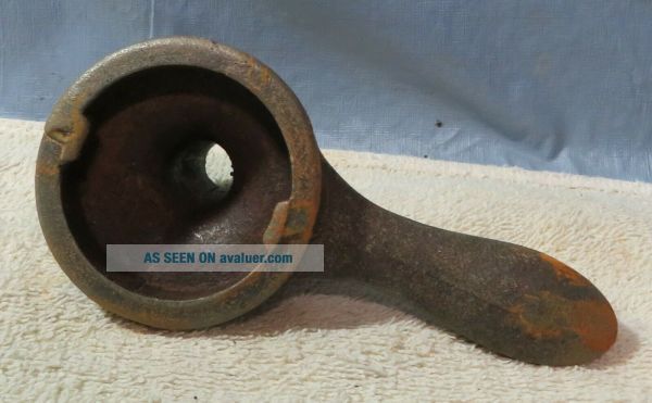 Antique Cast Iron Hand Pump Water Well Garden Hose Attachment Adapter ...