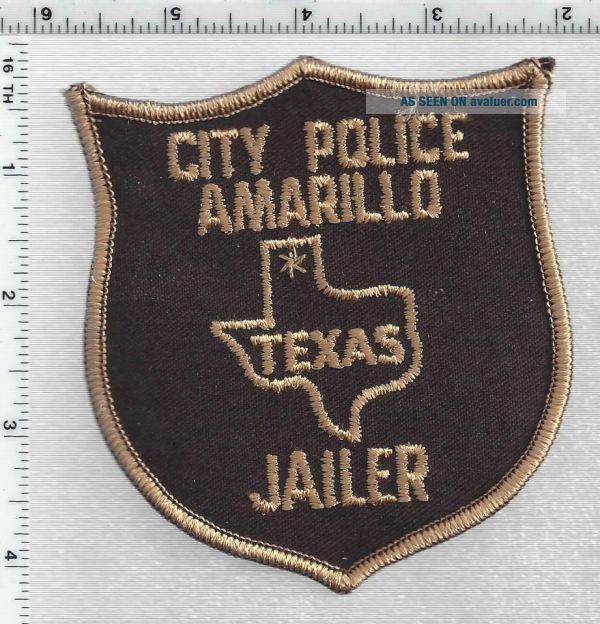 Amarillo City Police Jailor (Texas) 1st Issue Shoulder Patch | #24010940