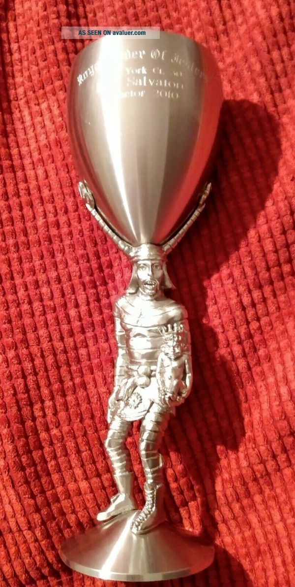 Royal Order Of Jesters York Director 2010 Pewter Masonic Goblet Award ...