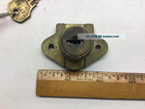 Vintage Corbin Desk Drawer Cylinder Lock With Three Keys | #24014418