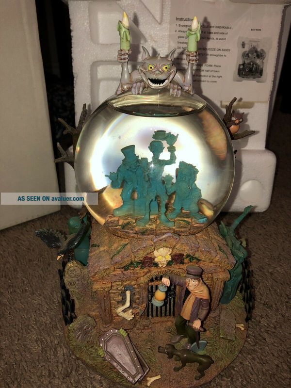 - Disney Haunted Mansion Grim Grinning Ghosts Snow Globe Music Box ...