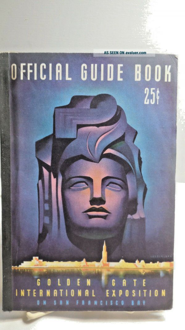 1939 Guide Book Golden Gate International Exposition On San Francisco ...