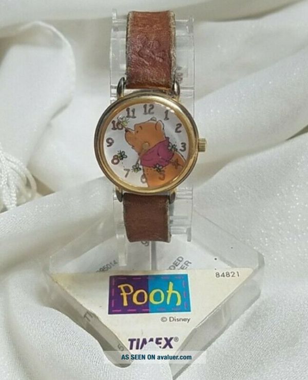 Vintage Timex Disney Winnie The Pooh Wrist Rotating Bees Second Hand ...