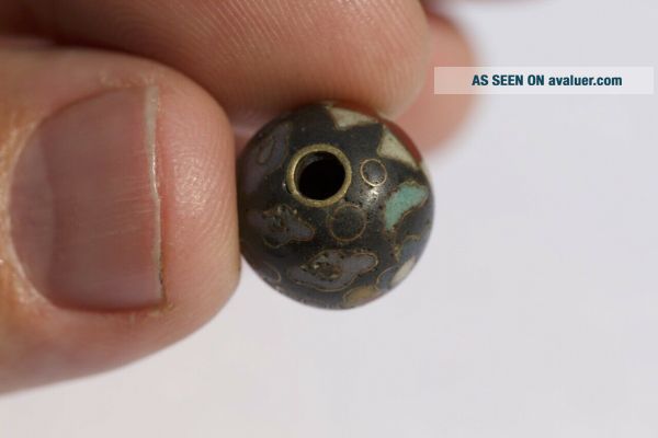 Antique Japanese 19th Century Edo / Meiji Cloisonne Ojime Bead For Inro ...