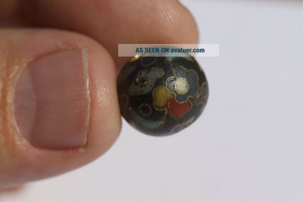 Antique Japanese 19th Century Edo / Meiji Cloisonne Ojime Bead For Inro ...