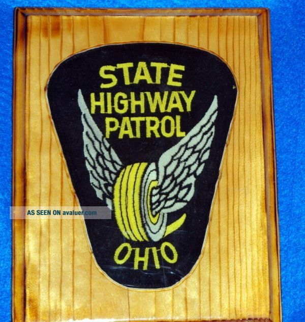 OHIO STATE HIGHWAY PATROL WALL PLAQUE | #24153292