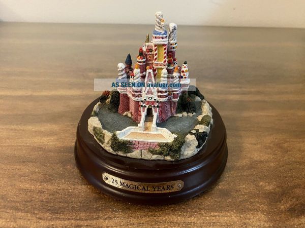 Rare Castle Figure Walt Disney World 25 Magical YEARS 1971 - 1996 ...