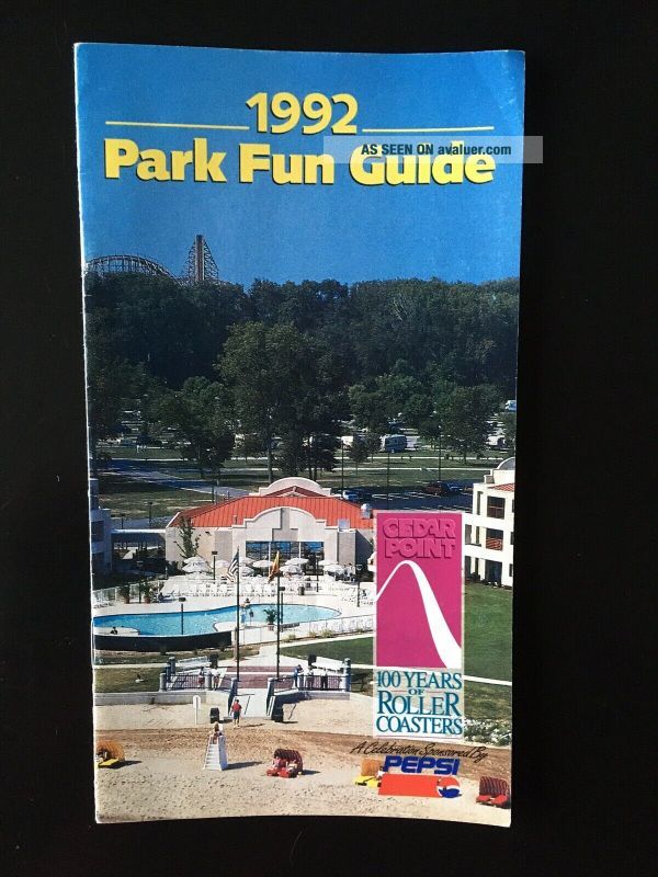 1992 Cedar Point Park Fun Guide With Map Inside | #24198142