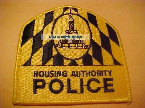 BALTIMORE MARYLAND HOUSING AUTHORITY POLICE PATCH SHOULDER SIZE | #24215321