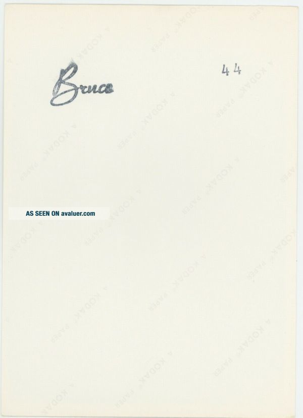 A) VINTAGE COLOR Photo BRUCE OF LA BRUCE BELLAS Male Nude Physique Gay ...