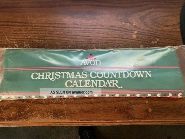 Vintage Avon Christmas Countdown Calendar - Santa Claus With Mouse ...