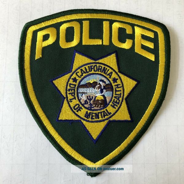 California Department Of Mental Health Police Patch | #24276830