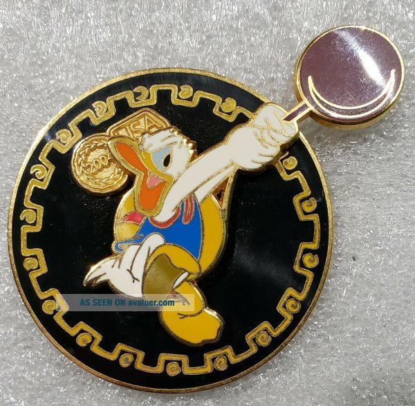 DISNEY USA OLYMPIC LOGO - HAMMER THROW (DONALD DUCK) SPINNING PIN=FREE ...