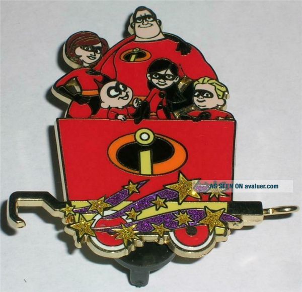 INCREDIBLES Family Hero PIN Character TRAIN From Mystery Tin Disney ...