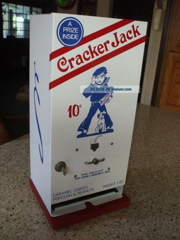 Crackerjack Theme Vending Machine Popcorn Peanuts Baseball Diner ...