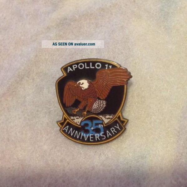 NASA APOLLO 11 35th Anniversary Pin NASA Apollo 11 Anniversary Lapel ...