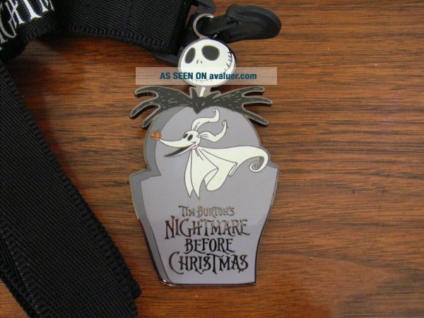 Jack Skellington Zero Lanyard Nightmare Before Xmas Glow In The Dark ...