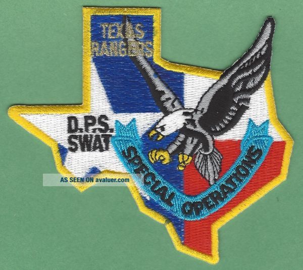 TEXAS RANGERS PUBLIC SAFETY SPECIAL OPERATIONS SWAT TEAM POLICE ...