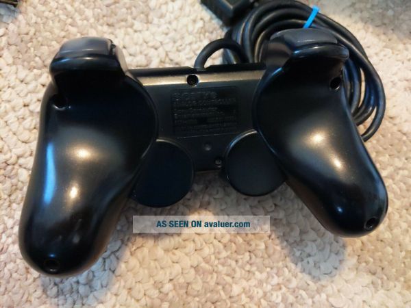 Vintage Sony PlayStation 2 Midnight Black Console Controller System PS2 ...