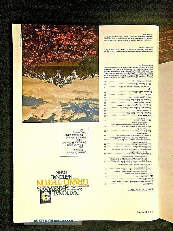 Guide Book National Parkways Photographic GRAND TETON Comprehensive ...