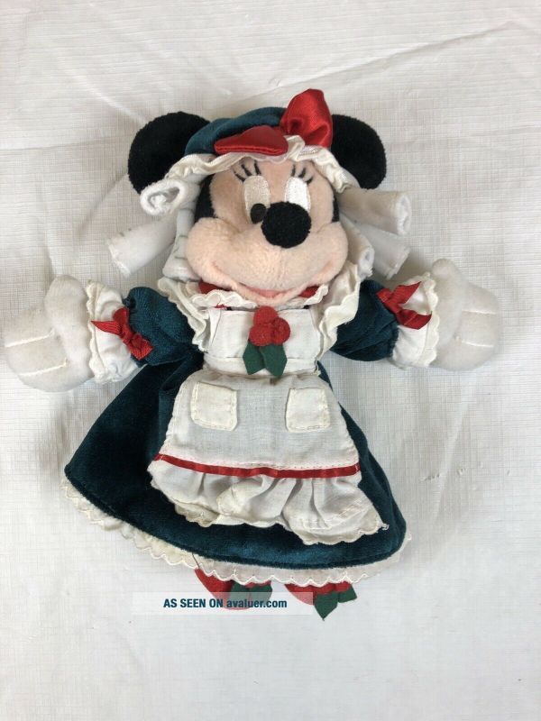 Walt Disney World 2003 Minnie Mouse Colonial Holiday Plush Christmas ...