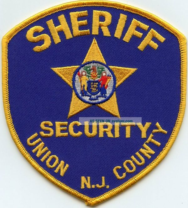 UNION COUNTY JERSEY NJ SECURITY SHERIFF POLICE PATCH | #24410351