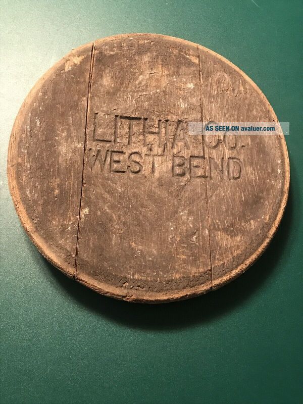 Lithia Brewing Company West Bend Wi Keg Head Barrel Beer Barrel Old Pre ...