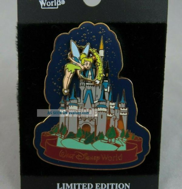 Walt Disney World Pin - Tinker Bell With Cinderella Castle - Slider ...