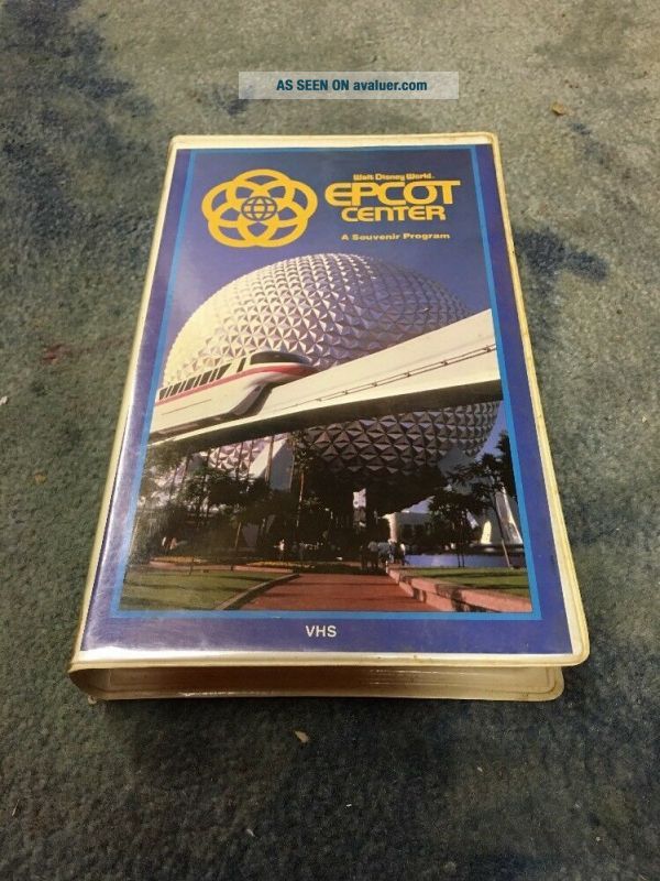 Walt Disney World Epcot Center A Souvenir Program VHS Clamshell Vintage ...