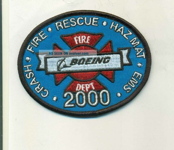 Boeing Fire Department 2000 Crash Fire Rescue Patch | #24448051