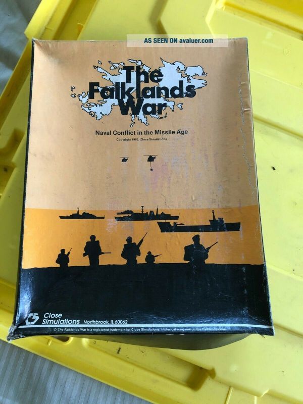 Vtg 1982 The Falklands War Game Close Simulations Naval Conflict In ...
