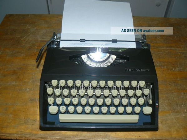 Vintage Adler Tippa S Portable Typewriter With Case Made In West ...